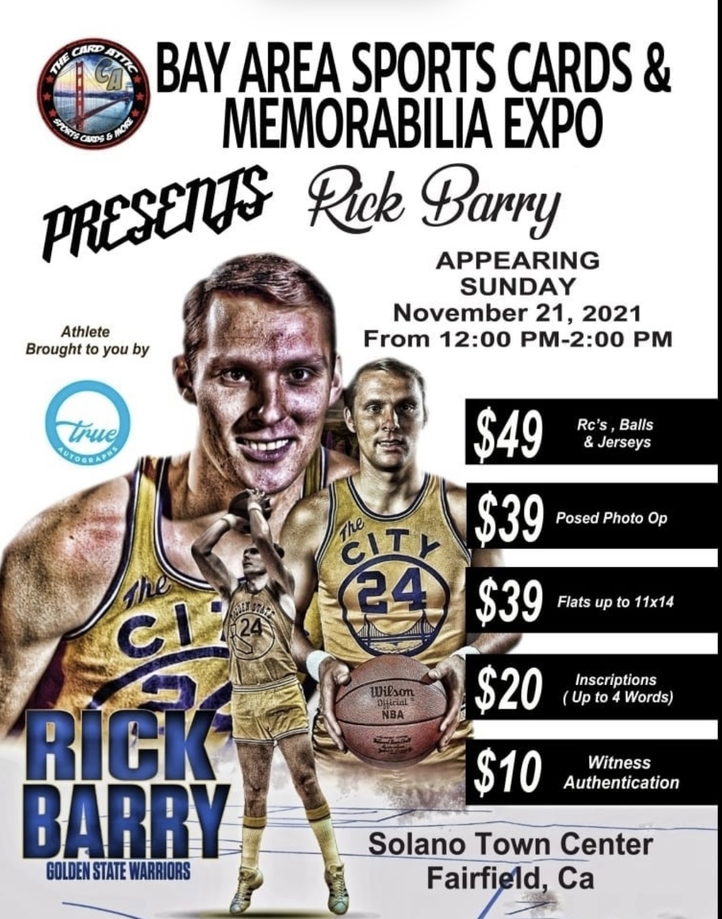 The Card Attic Presents: Rick Barry, Juan Uribe and Mike Norris Public ...