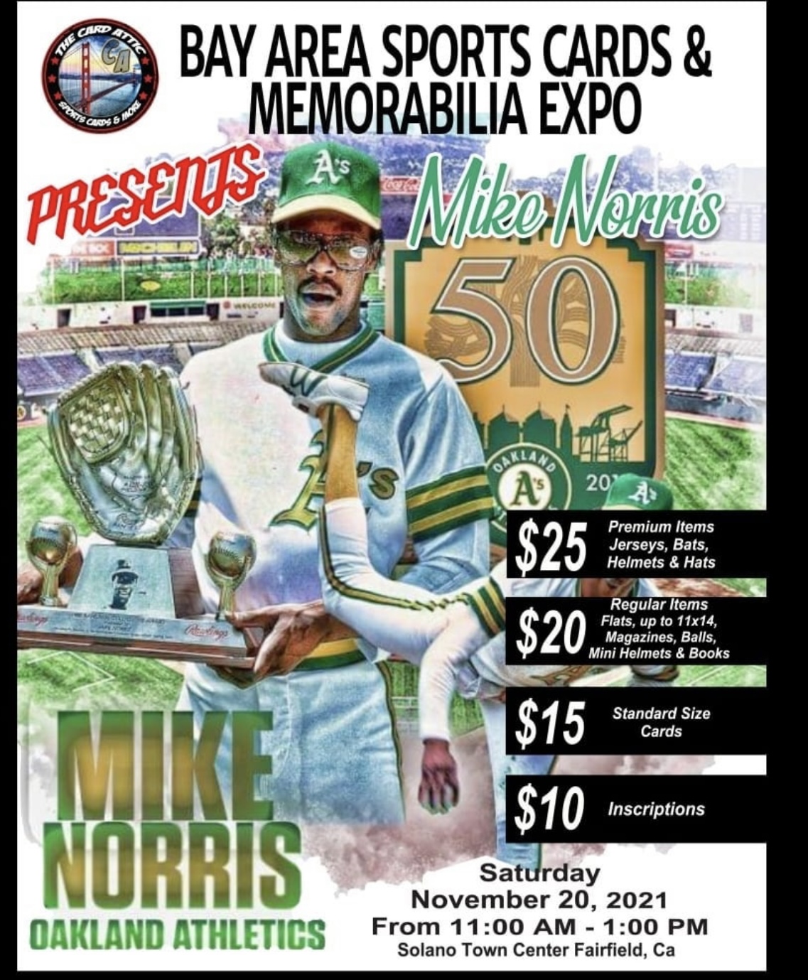 The Card Attic Presents: Rick Barry, Juan Uribe and Mike Norris Public ...