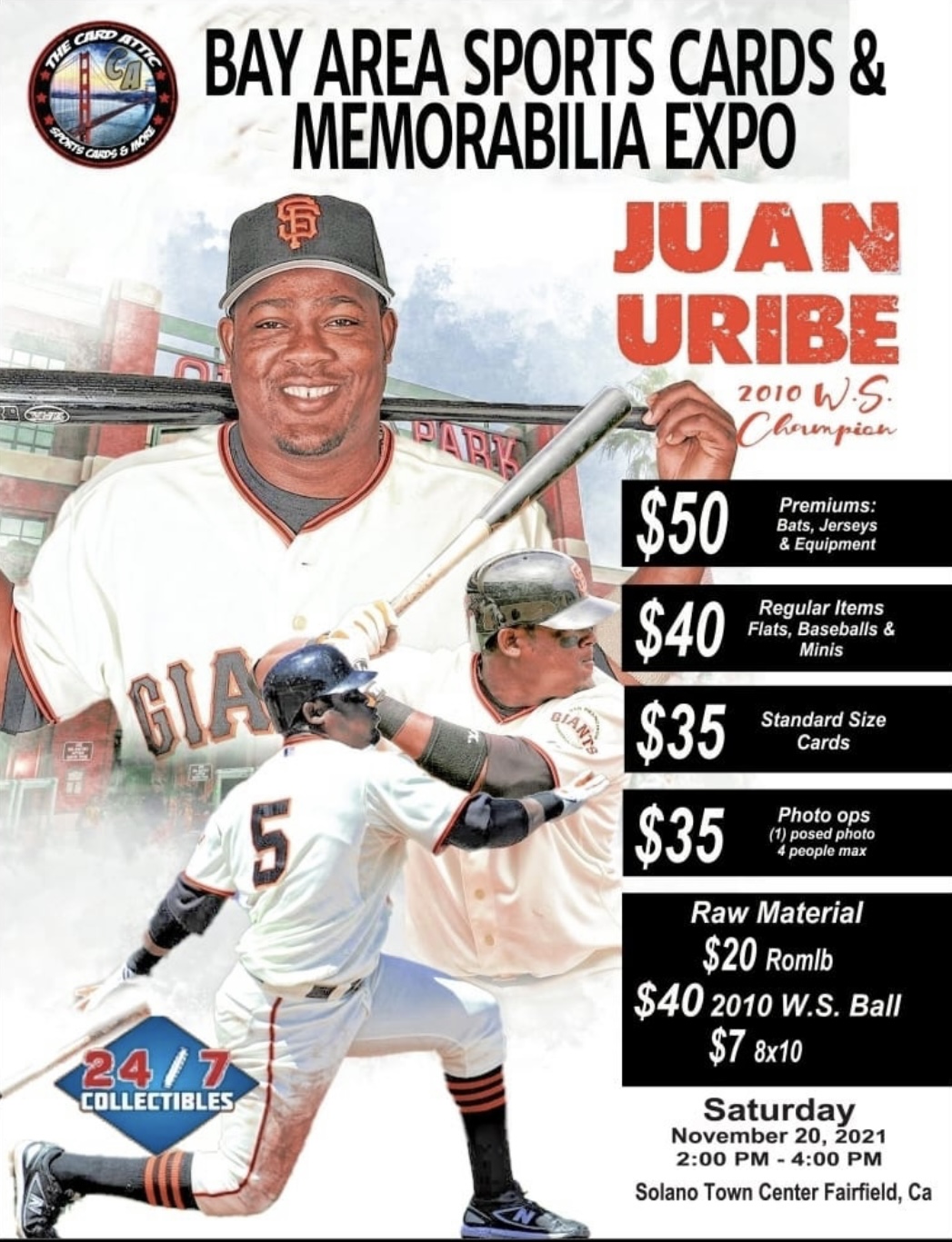 The Card Attic Presents: Rick Barry, Juan Uribe and Mike Norris Public ...