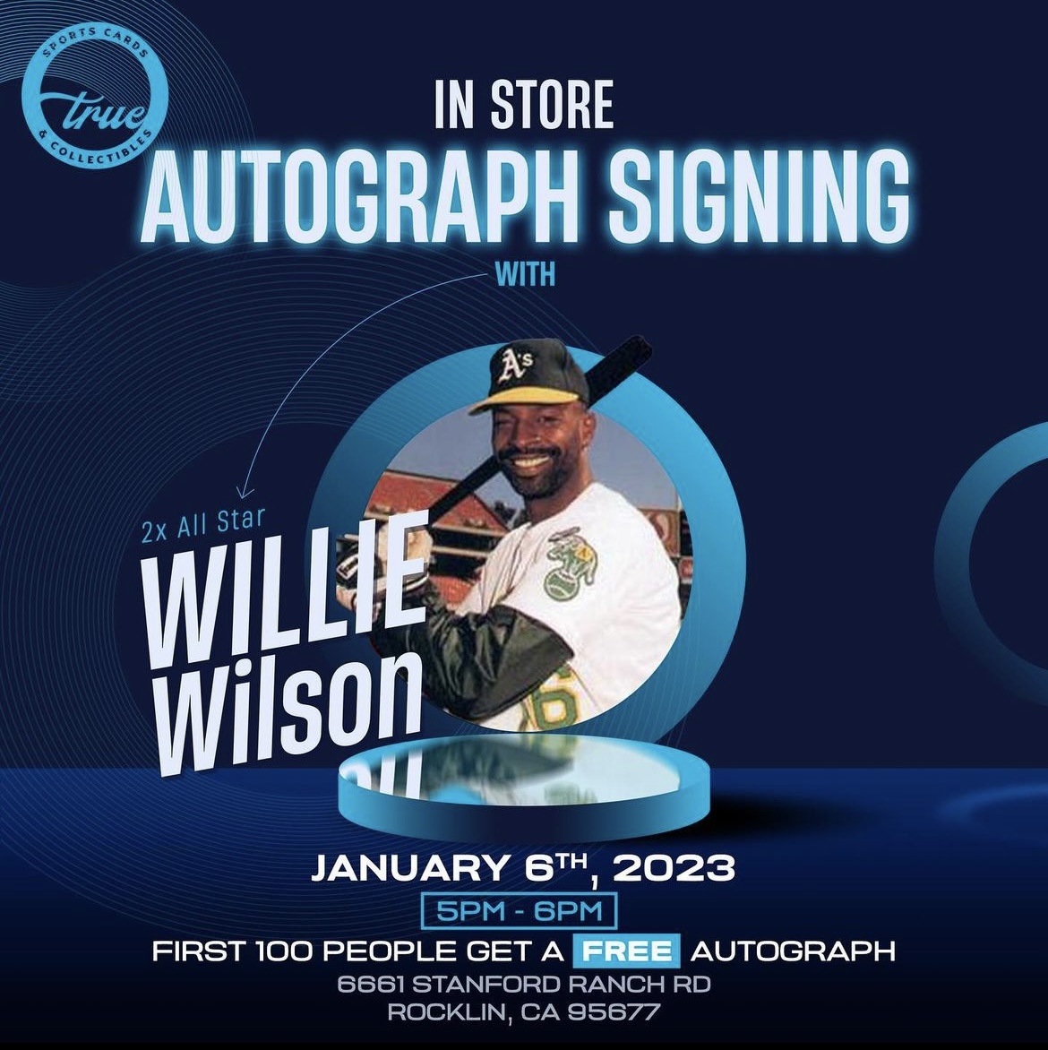 Wiliie Wilson In Store Autograph Event (FREE AUTOGRAPH to first 100 ...